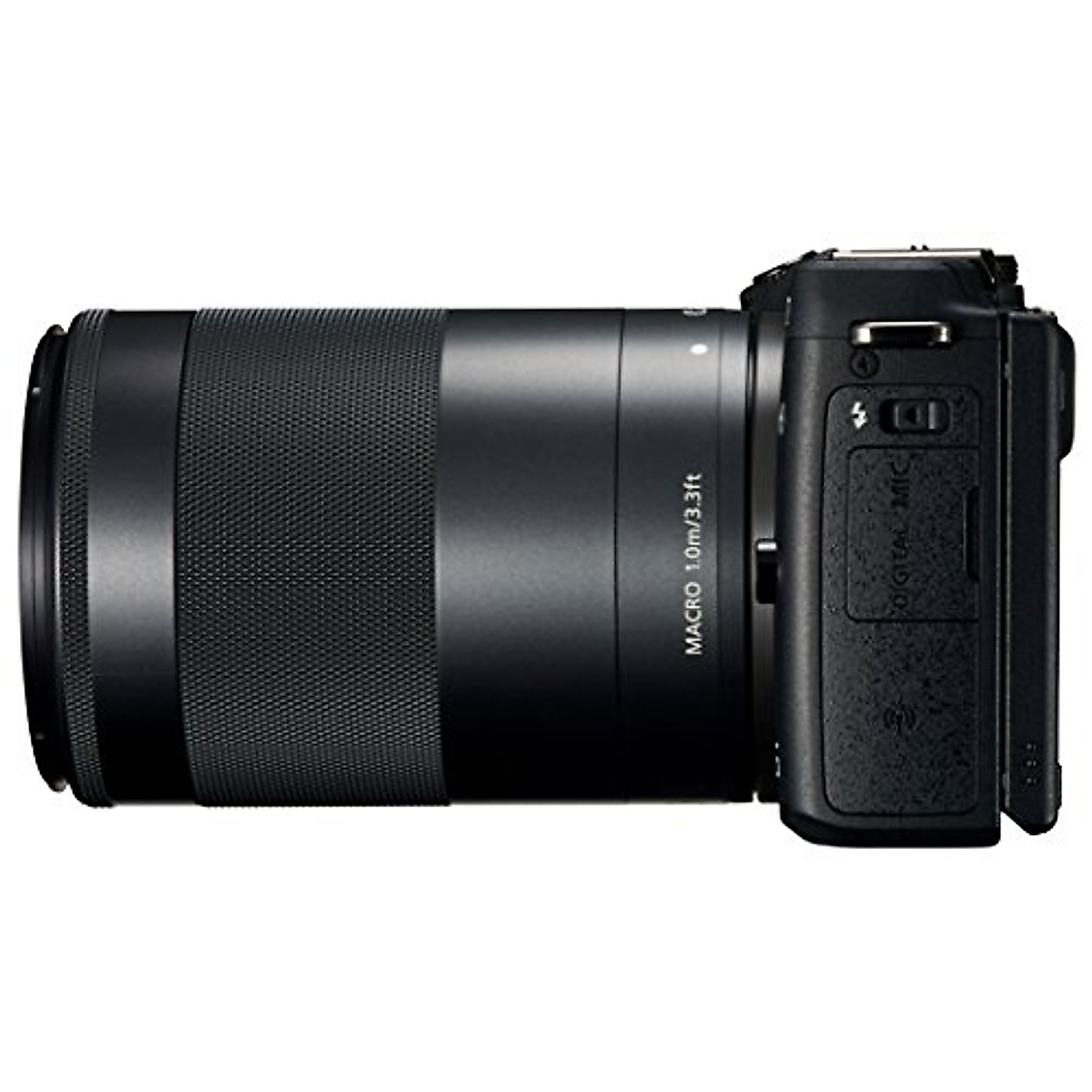 Canon EOS M3 Mirrorless Camera (Black) with EF-M 18-55mm IS STM and EF-M 55-200mm IS STM Lenses - International Version (No Warranty)