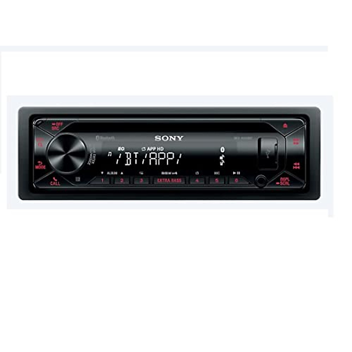 Sony MEX-N4300BT Built-in Dual Bluetooth Voice Command CD/MP3 AM/FM Radio Front USB AUX Pandora Spotify iHeartRadio iPod / iPhone Siri and Android Controls Car Stereo Receiver (Renewed)