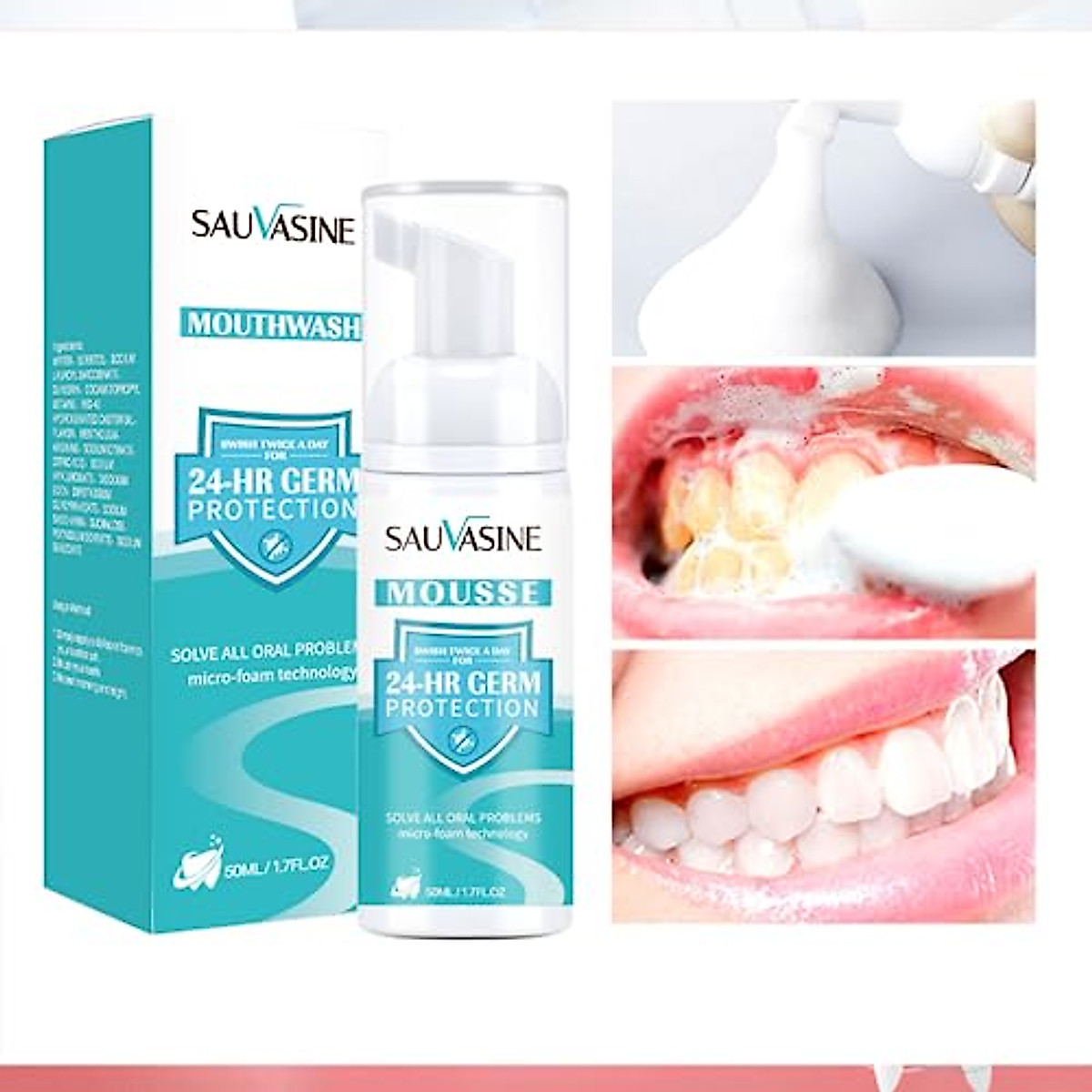 Toothpaste Foam,Mouthwash to Remove Dental Calculus, Oral Care to Eliminate Bad Breath(3 Bottle)