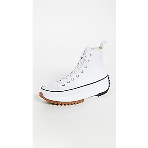 Converse Run Star Hike Hightop Sneakers, White/Black/Gum, 10.5 US Women/9 US Men