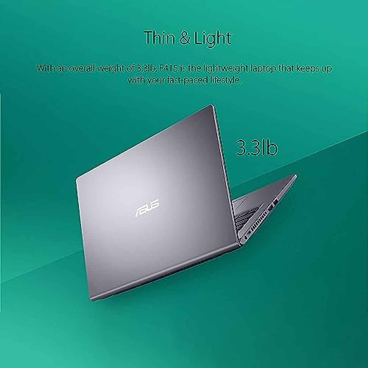 ASUS 14" VivoBook Laptop with Fingerprint Reader & Backlit Keyboard, FHD Display, Intel Core i3-1115G4, 8GB RAM, 256GB SSD, Webcam, HDMI, USB-C, Wi-Fi 5, Windows 11 Home, Grey