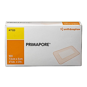 Box of 100 Primapore Dressing 2" x 3" SMITH & NEPHEW INC. 7133