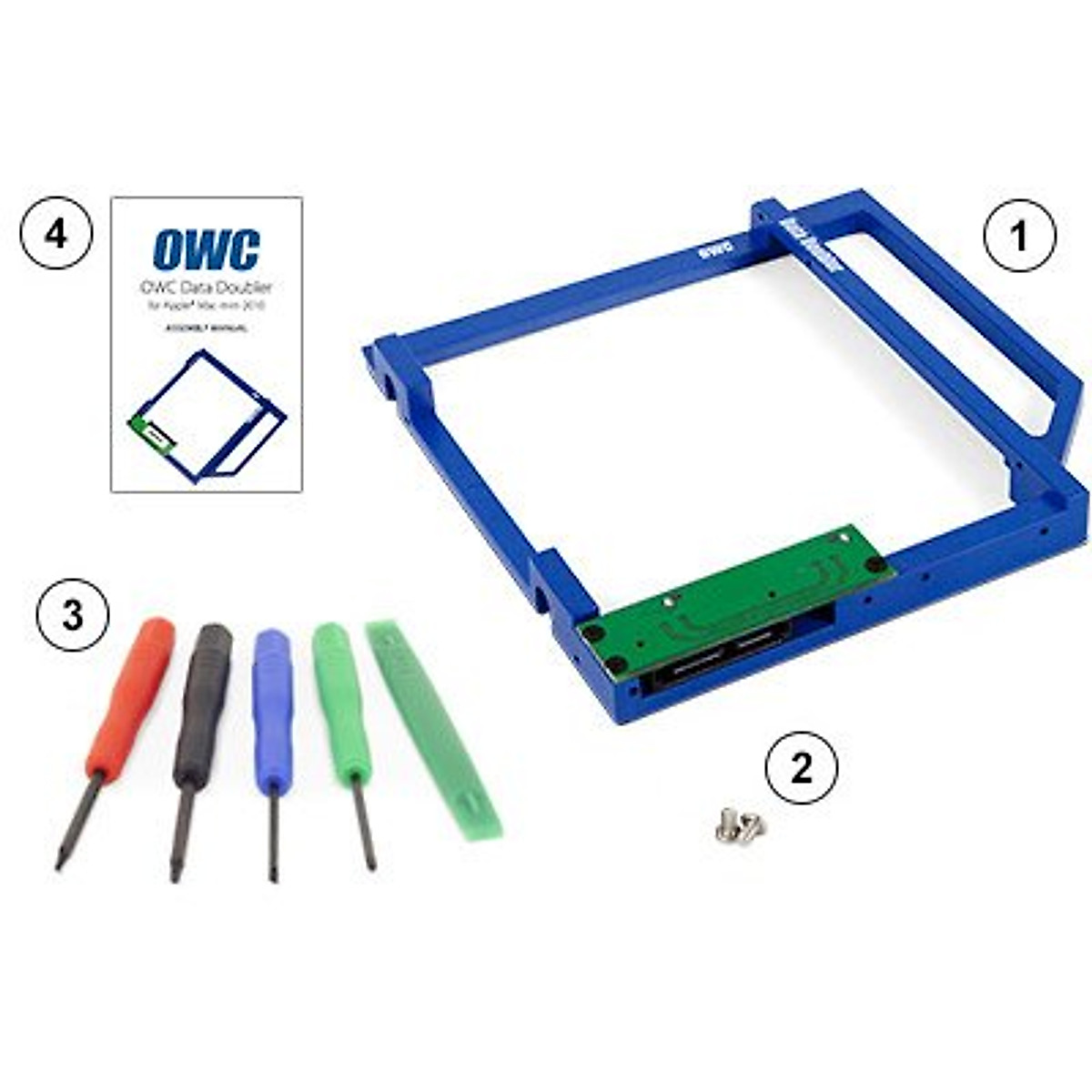 OWC Data Doubler Optical Bay Hard Drive/SSD Mounting Solution for 2009 Mac Mini