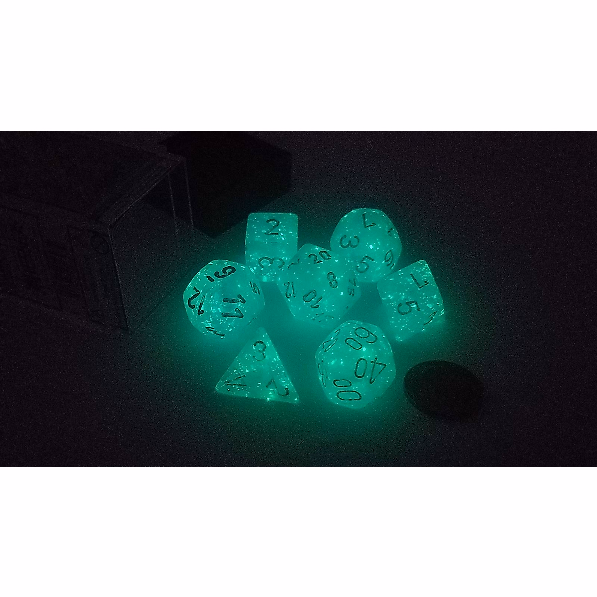 Luminary Polyhedral Sky-Silver 7-Die Set