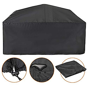 32" Square Metal Fire Pit Outdoor Patio Garden Backyard Stove Firepit Brazier