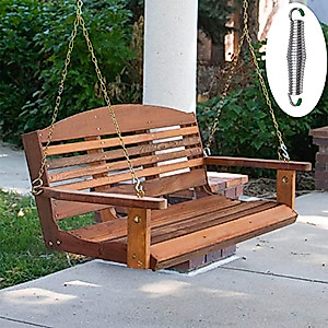 Hammock Chairs Porch Swing Spring - 600Lbs Heavy Duty Suspension Swing Hangers Ceiling Mount Porch Swings by BLASCOOL (One Piece 600Lbs)