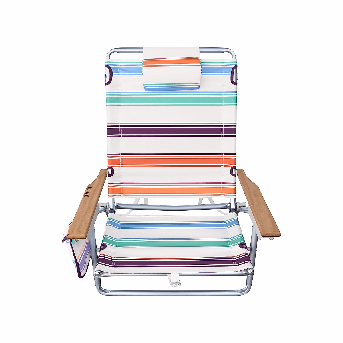 Hurley Deluxe Backpack Beach Chair, One Size, Plum