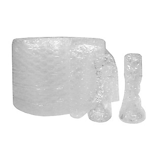 Amazon Basics Perforated Bubble Cushioning Wrap - Medium 5/16", 12-Inch x 100-Foot Long Roll