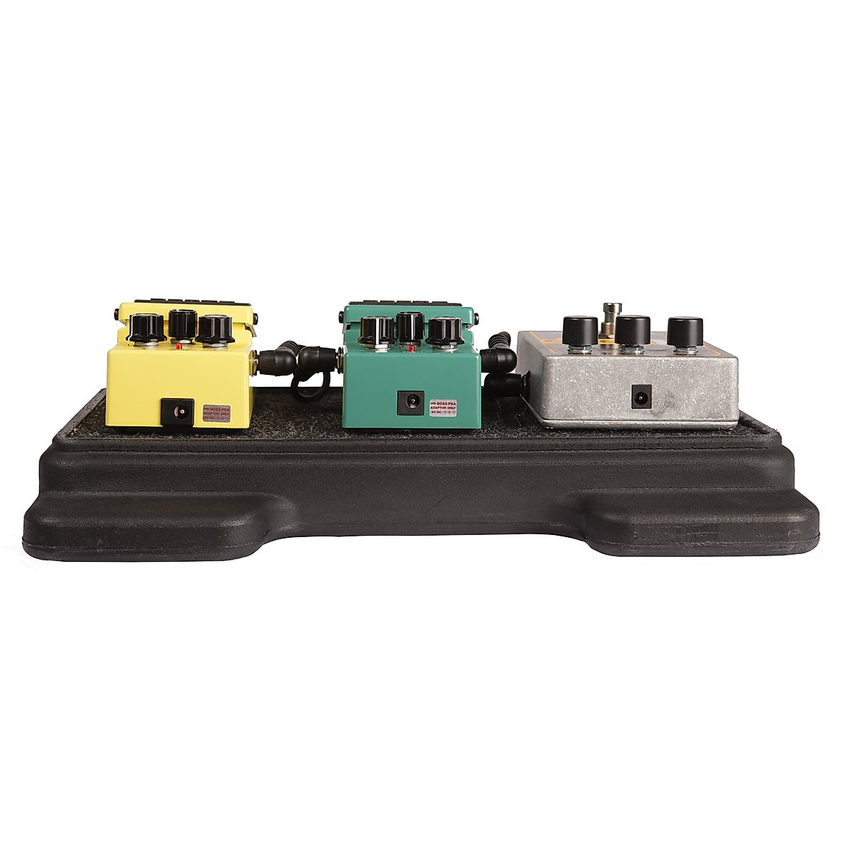 Gator Cases Mini Bone Rotationally Molded Polyethylene Guitar Pedal Board with Cinch Style Carry Bag; USA Made, 12.5" x 6" x 2" (G-MINI BONE)