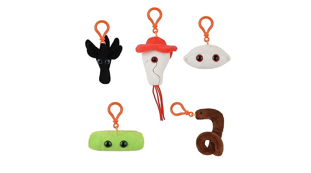 GIANTmicrobes Biohazards Plush Set - Funny Microbiology Gifts for All