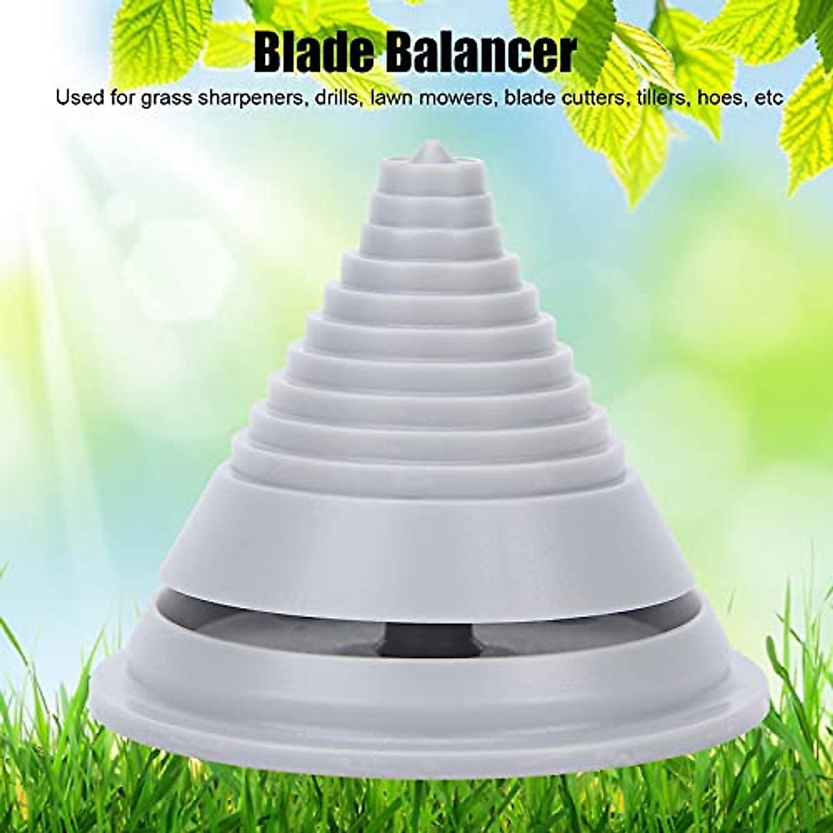 TOPINCN Blade Balancer Abs Material Practical Lawn Mower Blade Durable Balancer Suitable for Grass Workmanship Sharpeners Drills Lawn Mowers Blade Cutters Tillers Hoes Garden Tool