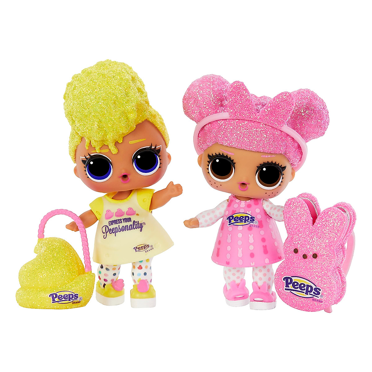 L.O.L. Surprise! LOL Surprise Loves Mini Sweets Peeps - Tough Chick with Collectible Doll, 7 Surprises, Spring Theme, Peeps Limited Edition Doll- Great Gift for Girls Age 4+
