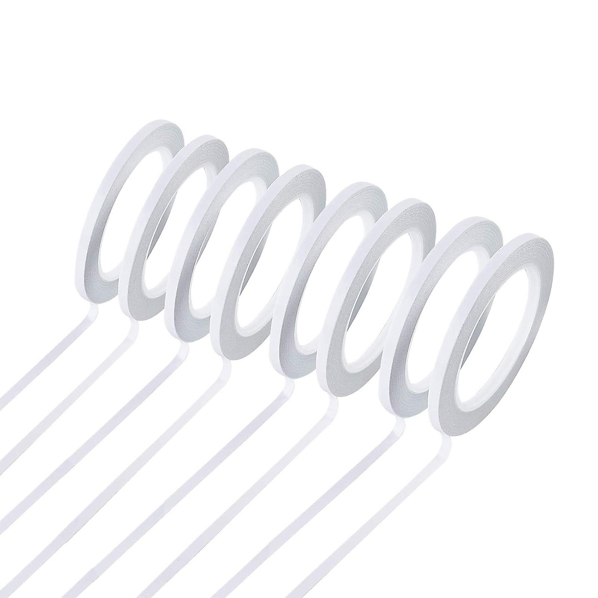 Double-Sided Tape for Arts, Crafts, Photography, Scrapbooking, Tear-by-Hand, Paper Backing (8 Rolls) 6mm Width