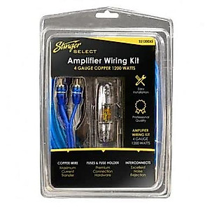 Stinger SS1200XS 4-Gauge Mini-ANL Amp Installation Kit