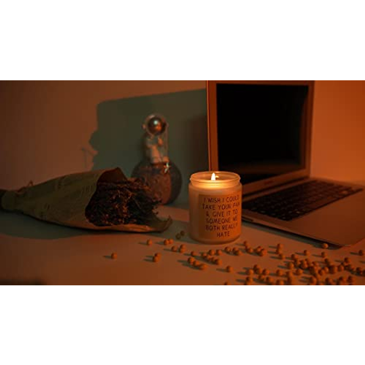 Lavender Scented Candle - Get Well Soon Gifts for Women After Surgery - Get Well Gifts for Women - Feel Better, Divorce, Grieving, Condolence, Sorry for Your Loss, Cancer Gifts for Women