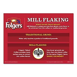 Folgers Classic Roast Medium Roast Ground Coffee, 40- 1.05 Ounce Filter Packs