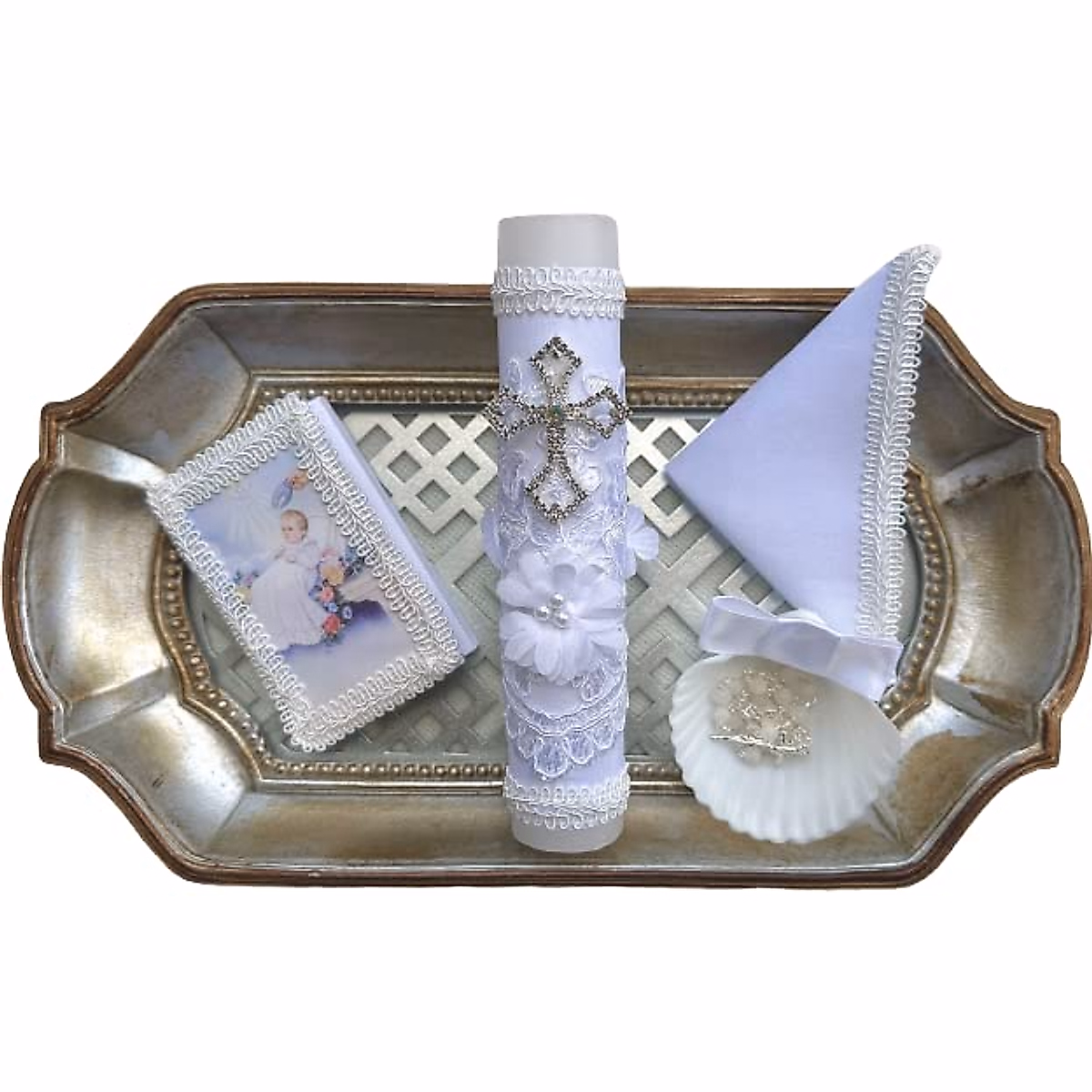 Set de Vela para Bautizo/Elaborado en Mèxico/Niño y Niña/Alta Calidad.