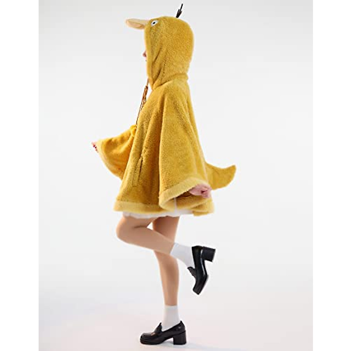 haikyuu Adult Anime Cosplay Cape Kawaii Duck Cloak Onesie Kigurumi Fleece Plush Wearable Blanket Hooded Women Girl (small)