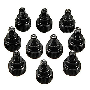 Xucus Ueful Desktop PC Computer Case Cooling Fan Thumbscrews 6-32 Thumb Screw Metal 10PCS
