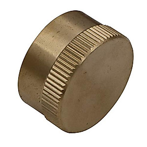 KEXMY Meter Star Pack of 4 Universal Camping Solid Brass Cap 1 LB Propane Bottle Cap Small Gas Tank Cylinder Cap - 4 pcs