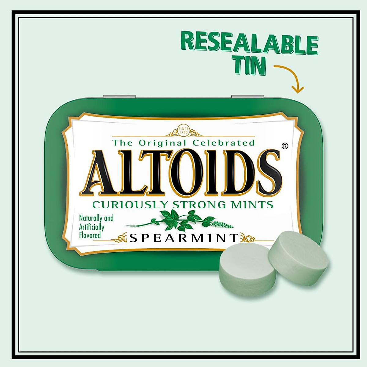 Altoids Spearmint Mints, 1.76 ounce (12 Packs)