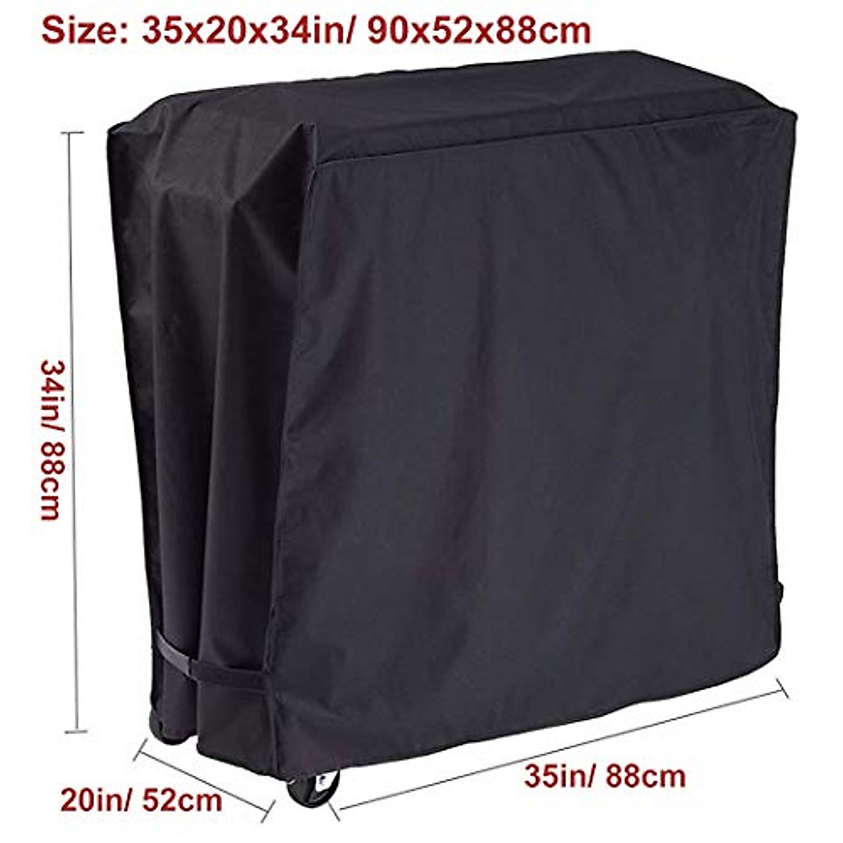 Ucare Cooler Cart Cover Universal Waterproof Rolling Ice Chest Party Cooler Protective Cover for Outdoor Patio Beverage Cart Cooler