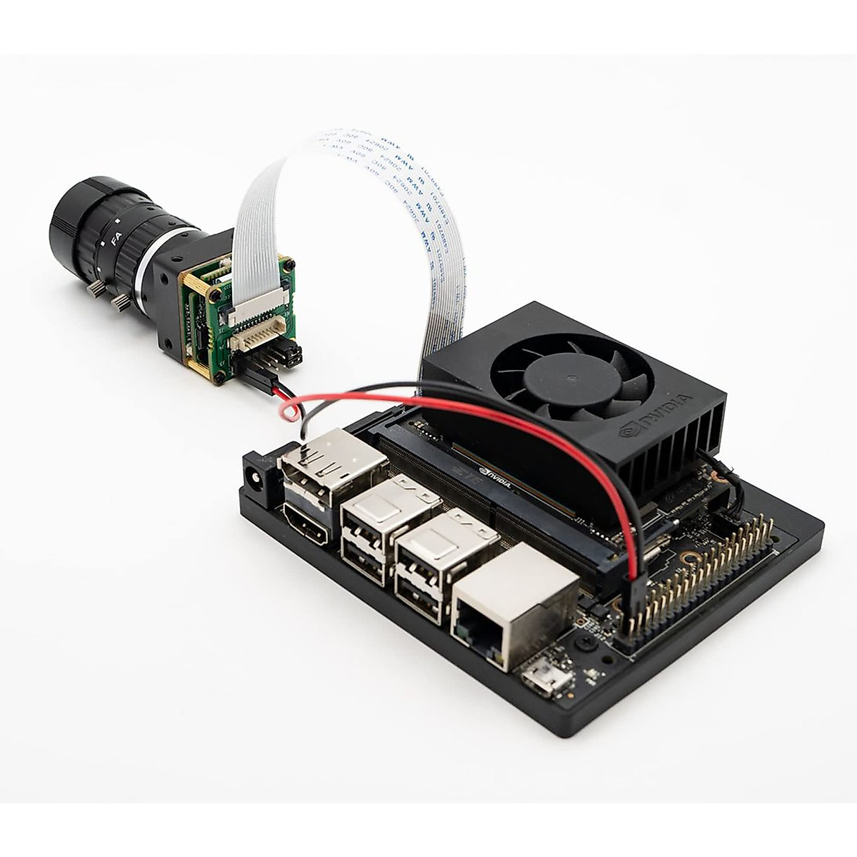 6.0MP Machine Vision MIPI CSI-2 Camera, MV-MIPI-IMX178M for All Raspberry Pi and Jetson NX and Nano (IMX178M and ADP-MV1)