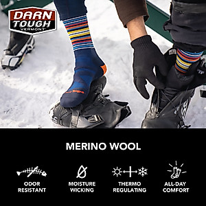 Darn Tough 8034-C-9018-05 Oslo Nordic Boot Lightweight with Cushion Eclipse Large