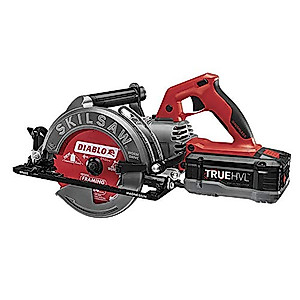 SKIL 7-1/4 IN. TRUEHVL Cordless Worm Drive SKILSAW with TRUEHVL Battery, Diablo Blade-SPTH77M-12