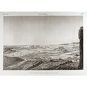 Le Kaire. Vue de La Ville Des Tombeaux, Prise de La Citadelle