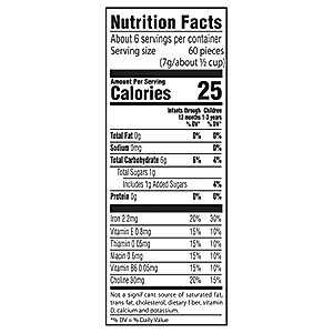 Gerber Baby Snacks Puffs, Vanilla, 1.48 Ounce (Pack of 6)