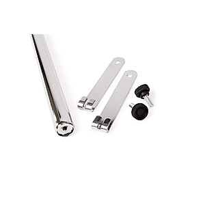 48" Long Hanging Rod, Chrome Color, 1-Pack