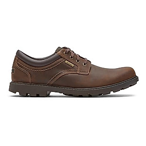 Rockport mens Storm Surge Water Proof Plain Toe oxfords shoes, Tan, 9.5 US