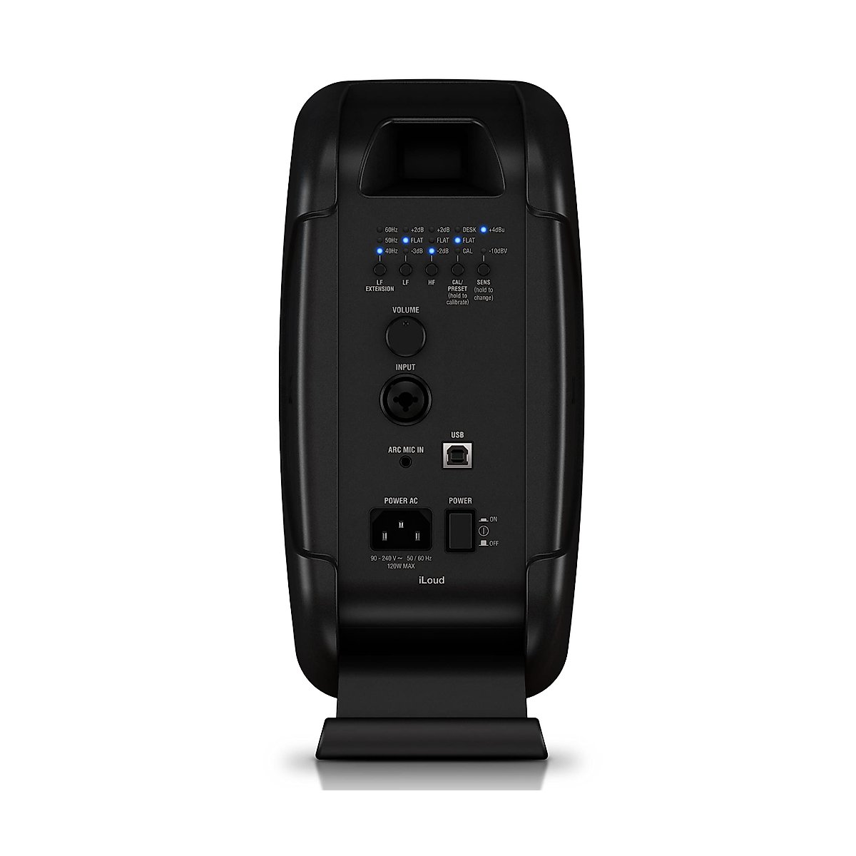 IK Multimedia iLoud MTM (Single) 100W, Dual 3" woofer Premium Compact Studio Monitor Powered Speakers, Designed for high-Performance Desktop Speaker, Computer Speakers and pc Speakers use and DJs