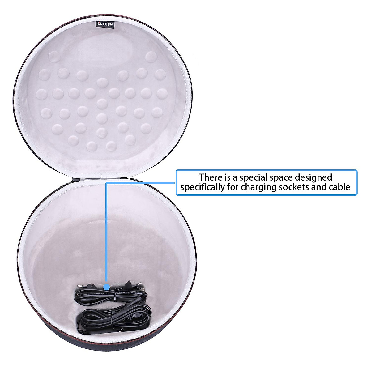 LTGEM EVA Hard Case for Harman Kardon Onyx Studio 5/6 Bluetooth Wireless Speaker - Travel Protective Carrying Storage Bag