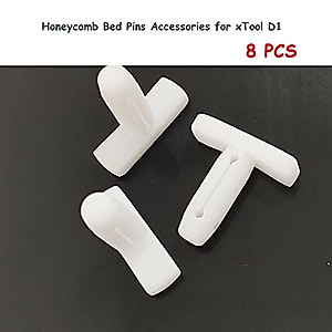 JILINWEI Honeycomb Pins for xTool D1,8 Pcs Honeycomb Bed Pins Hold Down Pins Accessories for xTool D1 Laser Cutter and Engraver Machine