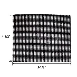 SCOTTCHEN Sanding Mesh 1/4 Sheet (12pcs) 5.5" x 4.5" for Palm Sanders Sheets 120 Grit