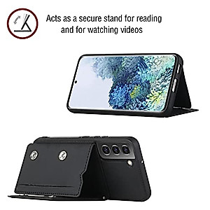 NAMSAR Crossbody Case with Card Holder For Samsung Galaxy S23,Adjustable Rope,Card Slots Luxury Leather Case with Kickstand,Magnetic Clasp and Durable Shockproof Heavy Duty Protective Cover 6.1 inch