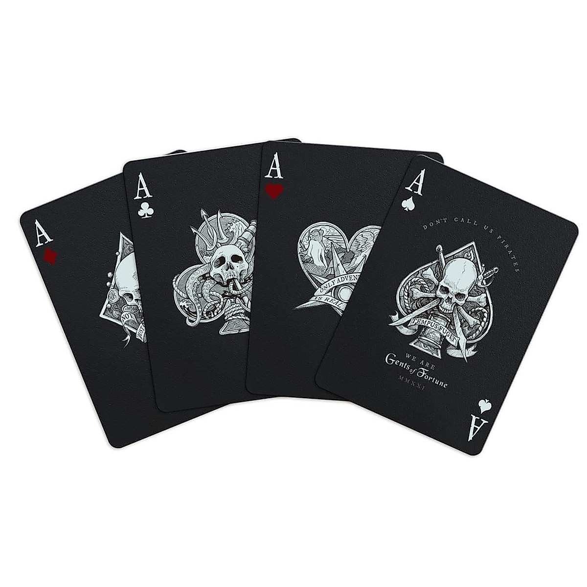 Gents of Fortune Playing Cards Black Flag Edition Waterproof Gent Supply