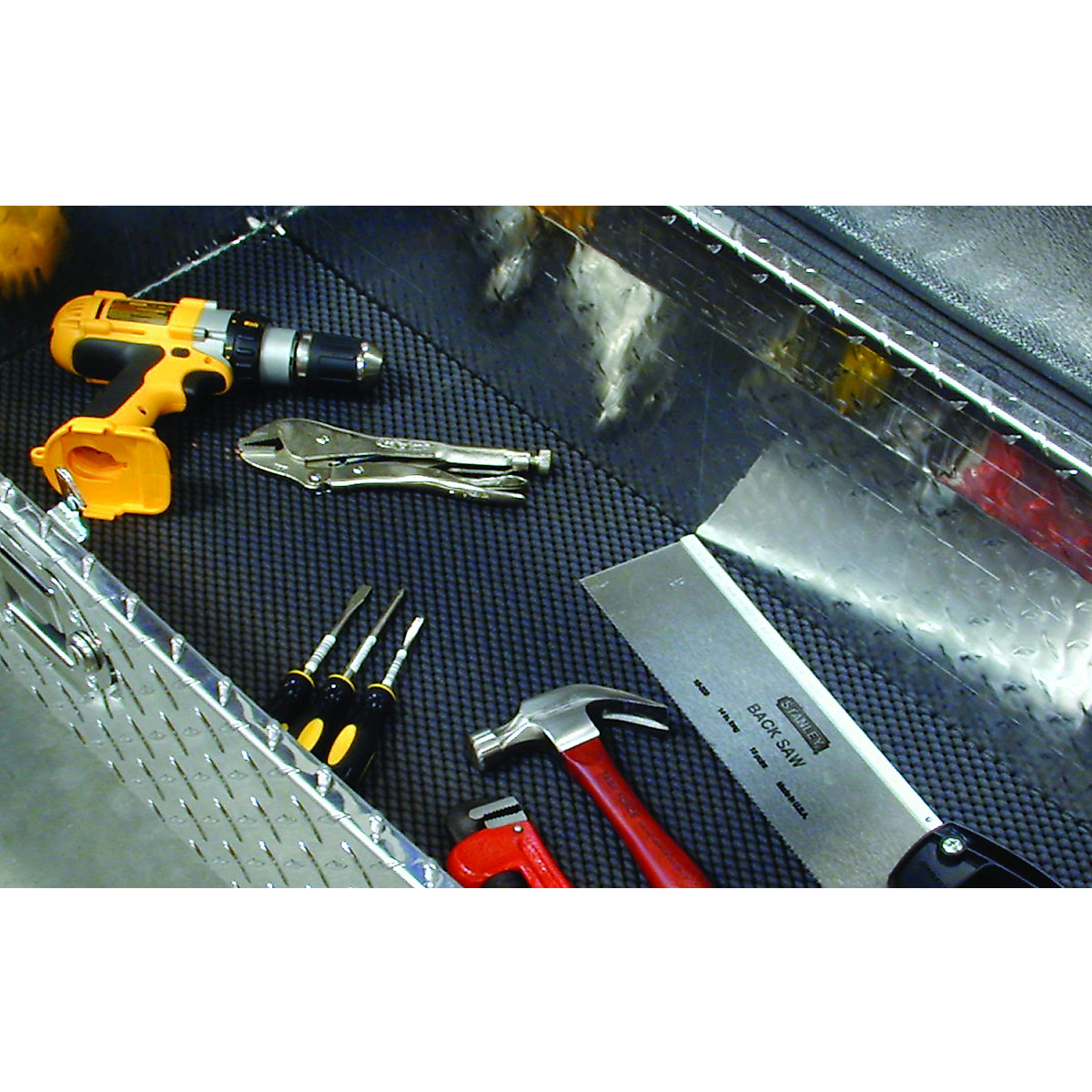 Con-Tact Brand, Black Industrial Grip Premium Adhesive Non-Slip Shelf and Drawer Liner, 22.5 86-Inches, 1 Roll,GLNR-C4P751-06P