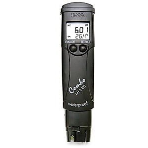 Hanna Instruments HI 98130 Waterproof pH/Conductivity/TDS Tester with ATC, High Range