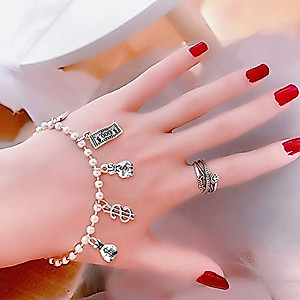 Honbay 60PCS Alloy Dollar Sign Charms Pendant Money Bag 100 Dollars Bill Pendants for Earrings Bracelet Necklace Jewelry Making (6 Style)