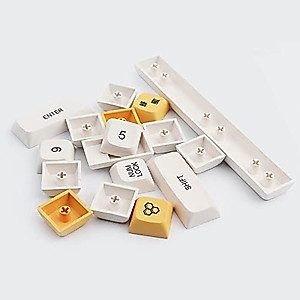 Hyekit PBT Keycaps 137 Keys Dye-Sublimation Keycaps XDA Profile Japanese Keycaps Cute Keycaps for Cherry Gateron MX Switches Mechanical Keyboards