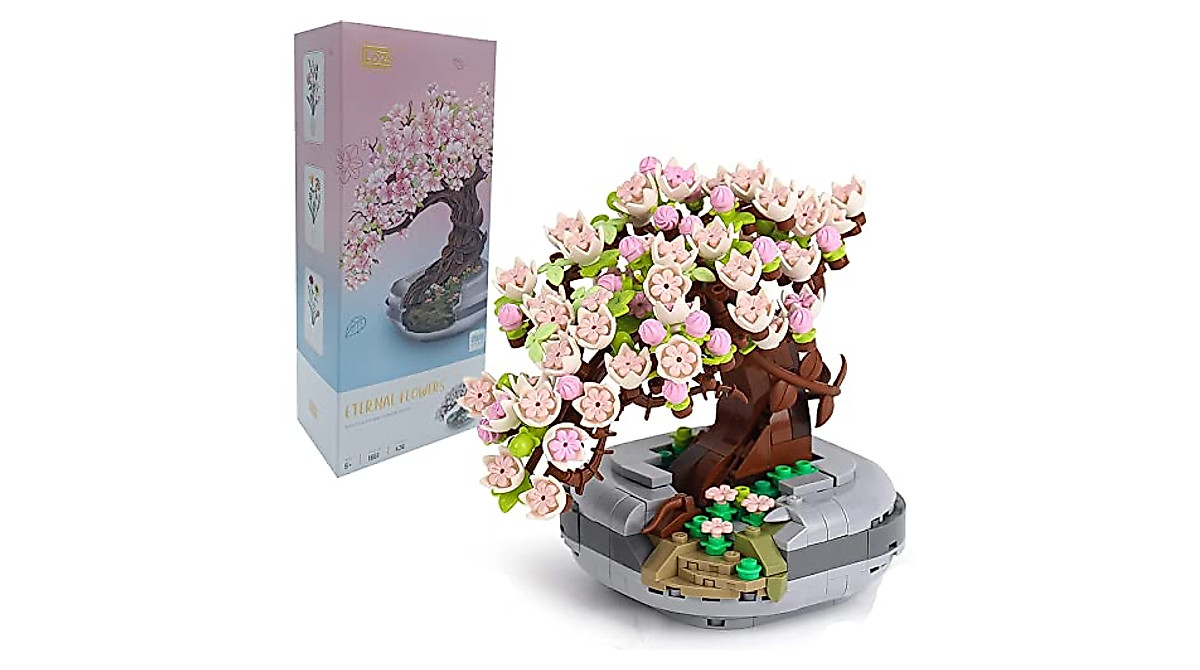 Creative Mini Sakura Bonsai Building Set for All Ages