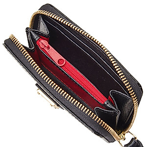 Dooney & Bourke Wallet, Saffiano Large Zip Around Credit Card Case Wallet - Black