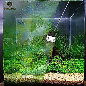 SunGrow Blade Refills for Aquarium Scraper, Stainless Steel, Razor-Sharp Blade, Suitable for Glass Aquariums, 10 Blades per Pack