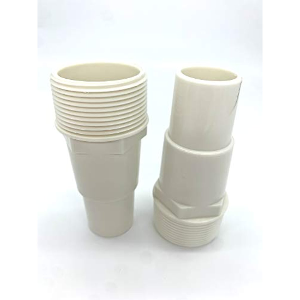 YMHYJY Pool Filter Pump Hose Adapter 1 1/4"-1 1/2" Thread 1.5" Fitting Connector PVC for SPX1091Z7 (2 Pcs)