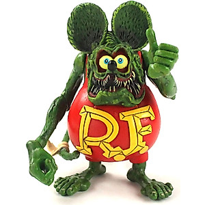 mkjinmei Ratfink Model Toys, Joint Movable Dolls Games PVC Action Figure Rat Fink Mouse Collectible Model Toy Figure Birthday Gifts 12 cm