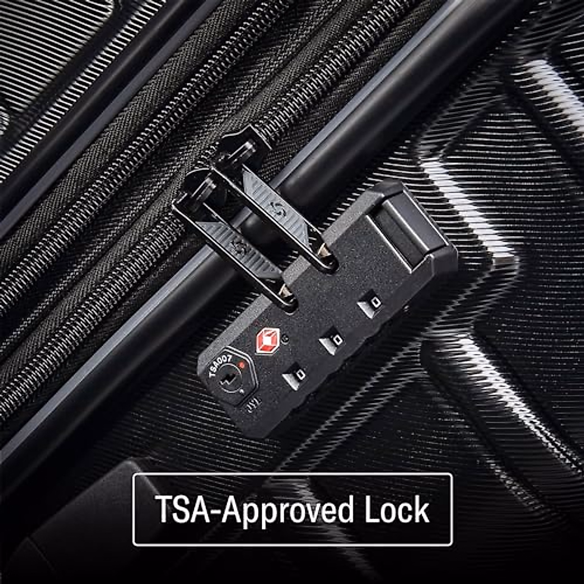 Samsonite Omni 2 24-Inch Medium Checked Hardside Luggage with 360° Spinner Wheels - Scratch Resistant Hardshell - TSA Lock - Expandable Polycarbonate Shell for Lightweight Travel - Artic Silver