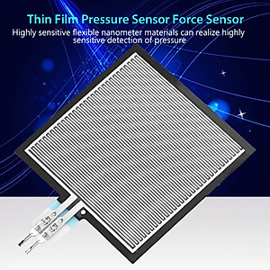 Zetiling Thin Film Pressure Sensor, Pressure Sensor Pad, Force Sensing Resistor Square RP-S40-ST High Accuracy Force Sensor for Intelligent High-end Seat